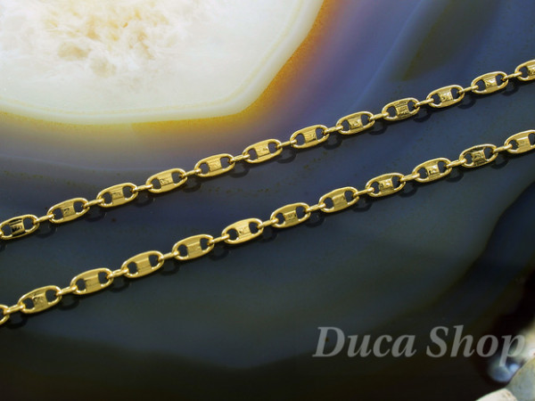 Lant Placat cu Aur 18k, model Zale, cod 632