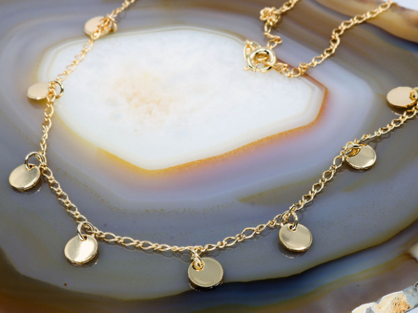 Colier tip Salba Banuti Placat cu Aur 18K pL892