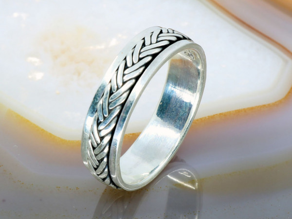 Inel tip Verigheta model Impletit, mobila, antistres agi1947