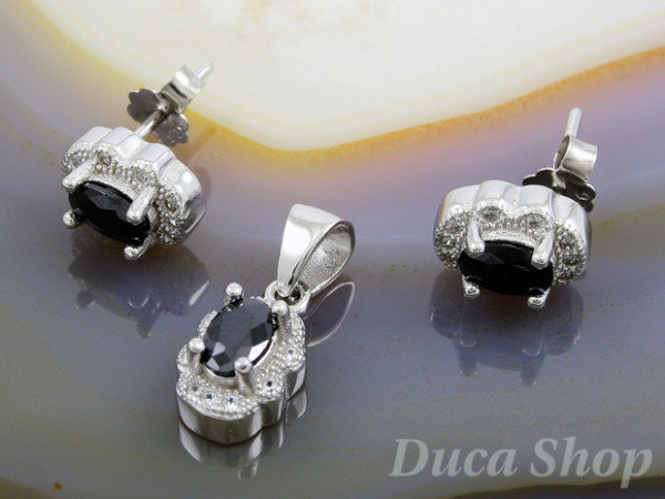 Set din Argint 925, Model piatra Zirconia ,cod 604