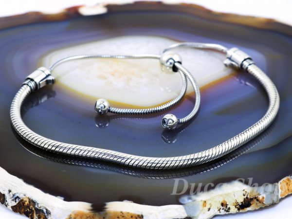 Bratara din Argint 925, tip Pandora Moments, cod 1074