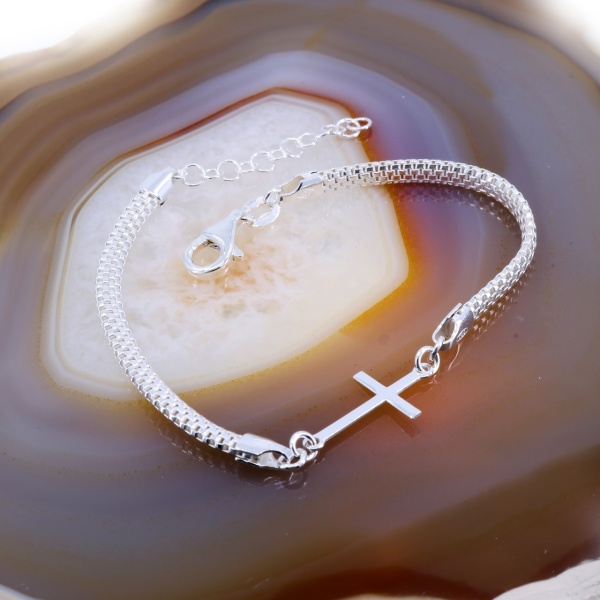Bratara din Argint 925 model Cruce c3012