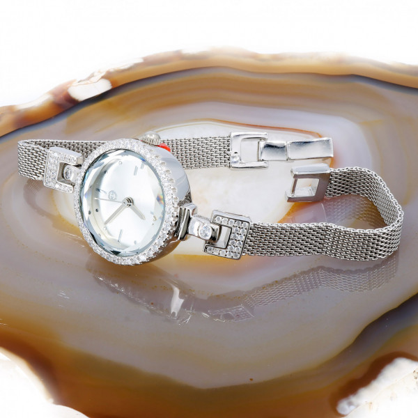 Ceas Fantezie Din Argint 925 cu Cristale Zirconia HQ c18