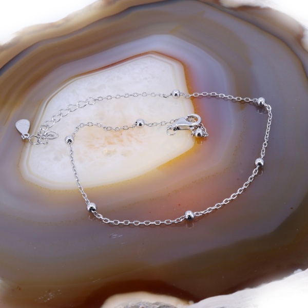 Bratara de Picior din Argint 925 model Bilute mici c2922