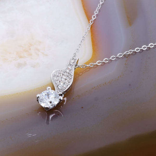 Lant din Argint cu Pandantiv Fantezie si Cristale Zirconia c1541