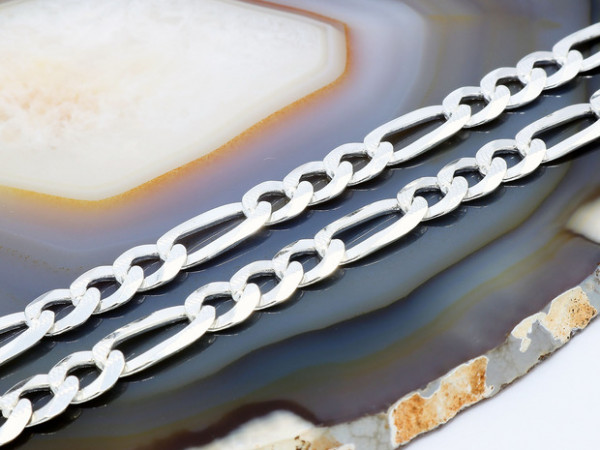 Lant din Argint model Mare Zale Mari Plate tip 3+1 agL781