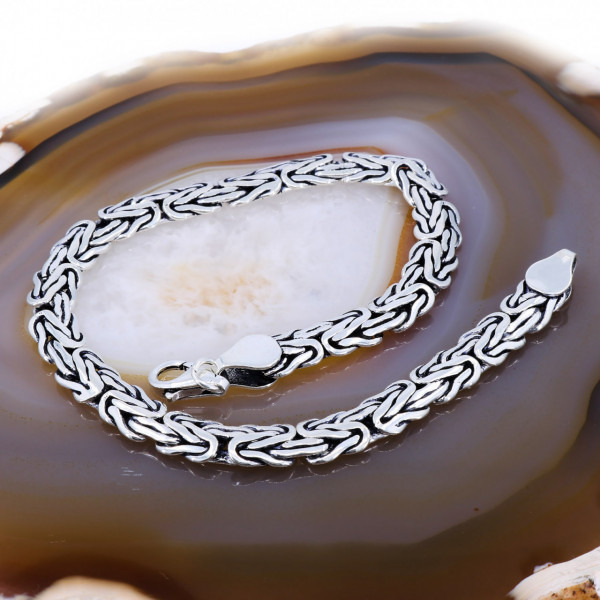 Bratara Unisex din Argint 925 model impletit c2481