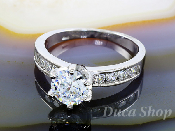 Inel din Argint 925, Model Cristal Zirconia, cod 1220