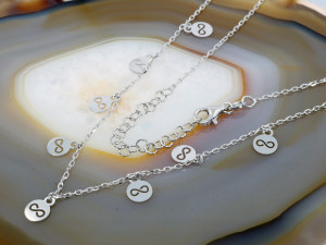 Colier Salba cu Pandantive model Infinit din Argint 925 aL1063