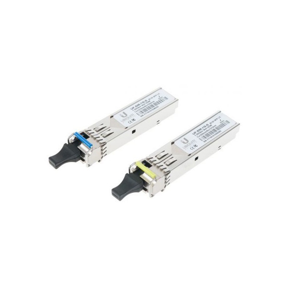 Set Module SFP SM, Ubiquiti, Conector LC, 2 x Modul Fibra Optica