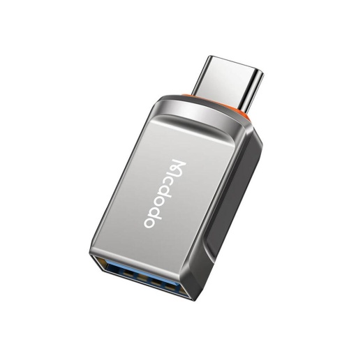 Adaptor OTG, McDodo, Adaptor USB Type-C la USB-A 3.0, Gri