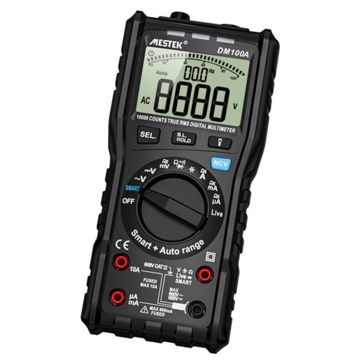Multimetru Digital Mestek DM 100A, Smart, Auto Range, DC / AC Voltage