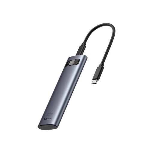 Carcasa Rack, Baseus FlyJoy Series, SSD M.2 NVMe/M.2 SATA, 10 Gbps, Gri