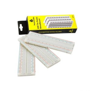 Set 3 Breadboard, Keyestudio, 830 Puncte, Suport Circuit, Alb