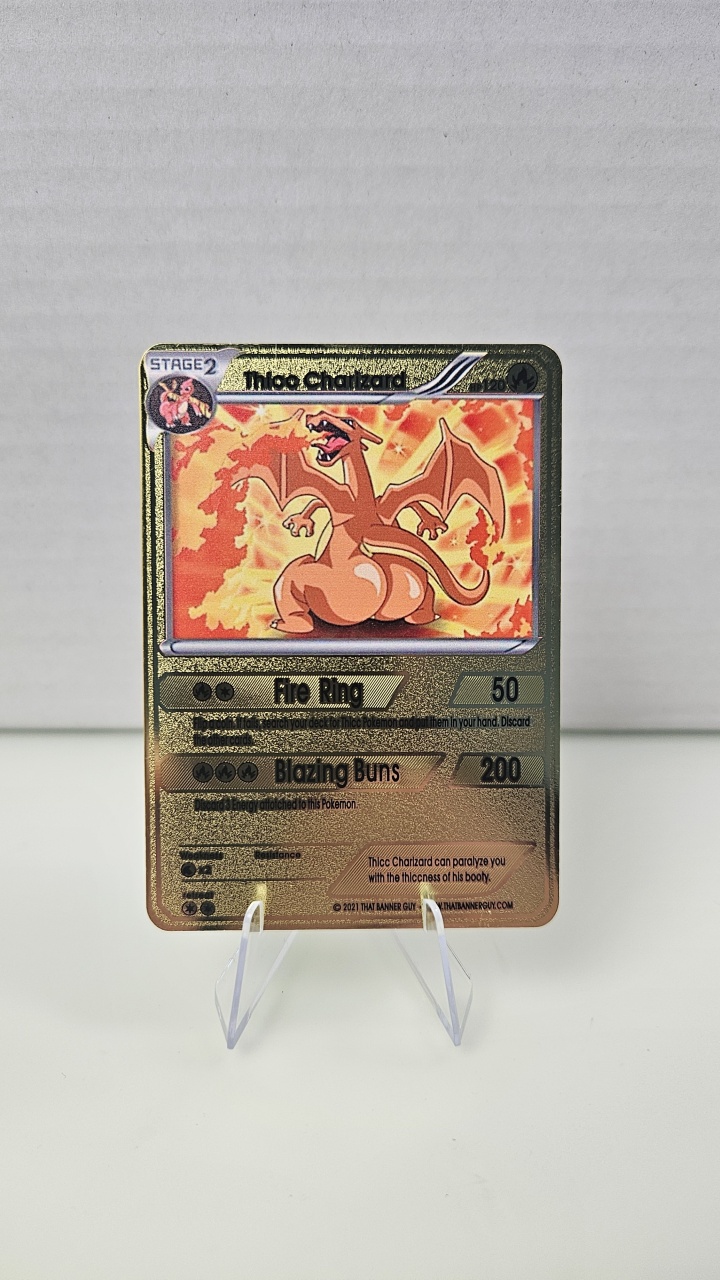 Buy Thicc Charizard - PokéMetal Card (Fan Art)