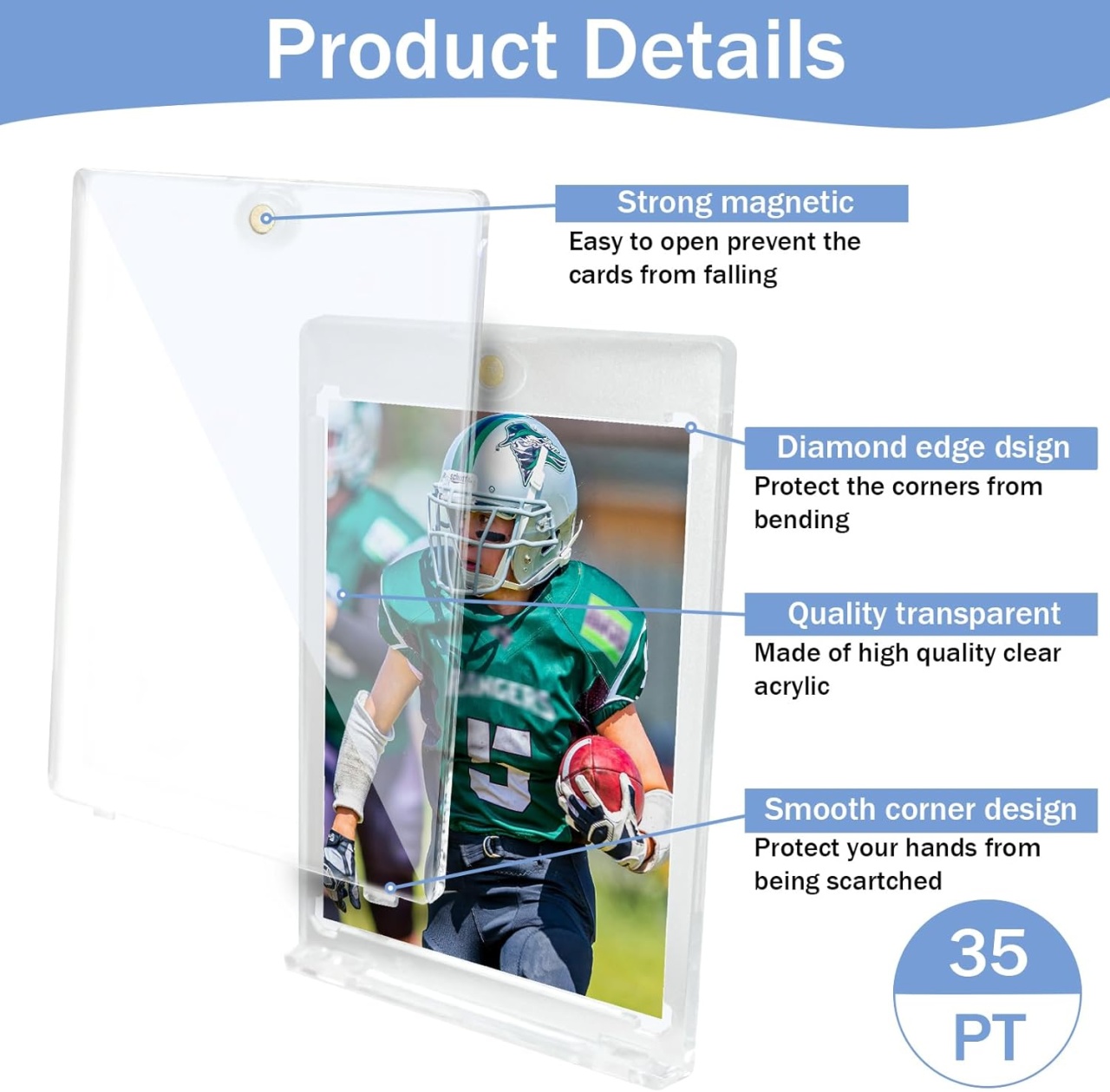 Buy Pokemon Toploader - Magnetic Display Card Holder for Pokemon TCG Cards