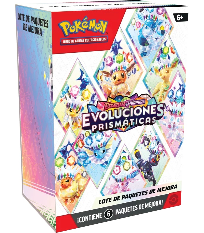 Pokémon TCG Prismatic Evolutions ES Booster Display Bundle (6 Pack)