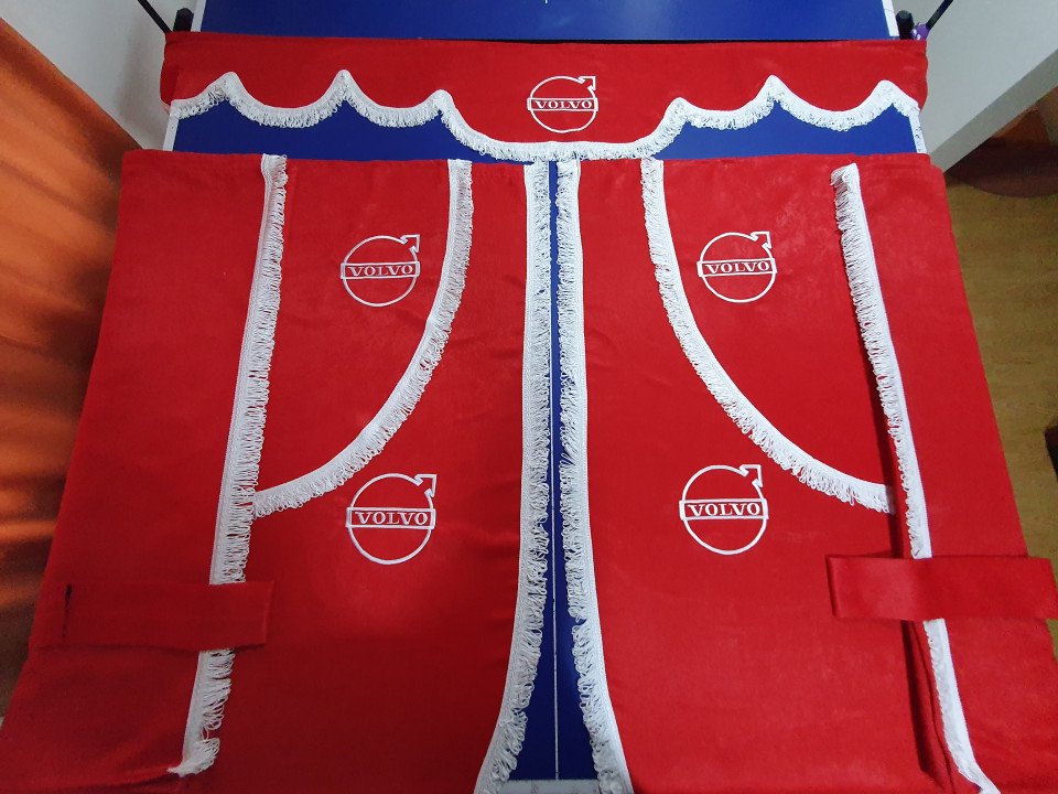 Set complet perdele VOLVO cu franjuri