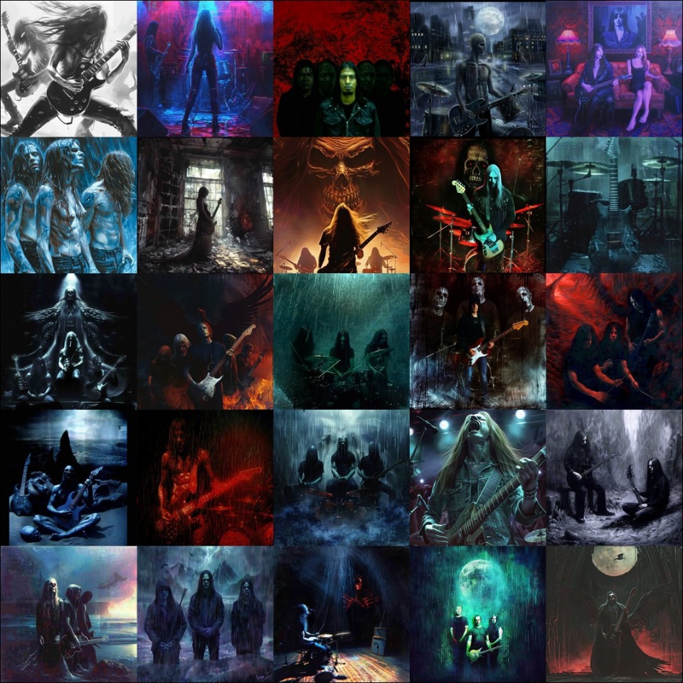 Rock Album Cover Image Pack – 200 Copyright-Free Visuals