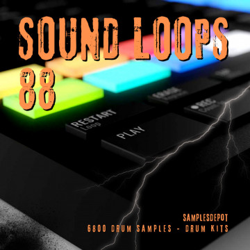 Sound Loops 88 Drum Kits Collection 6800 WAV Drum Samples