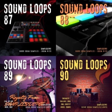 Sound Loops Drum Kits & Loops Mega Bundle – Volumes 87 to 90