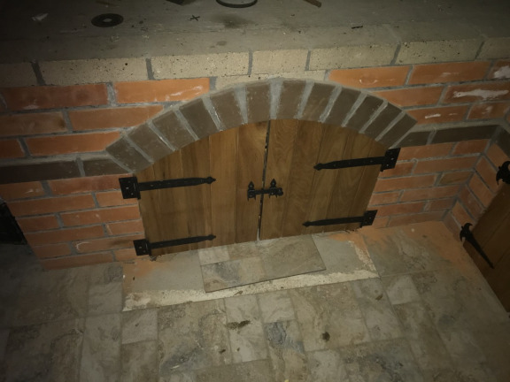 Zavor pt poarta gradina 120x20 mm negru