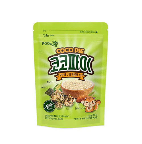 FoodZone Coco Pie (Sesame Rice Snack) 70g