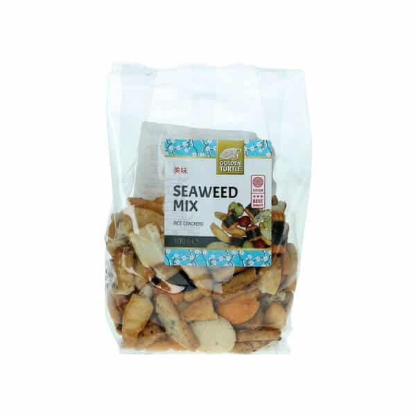 GT Seaweed Rice Crackers Mix 100g