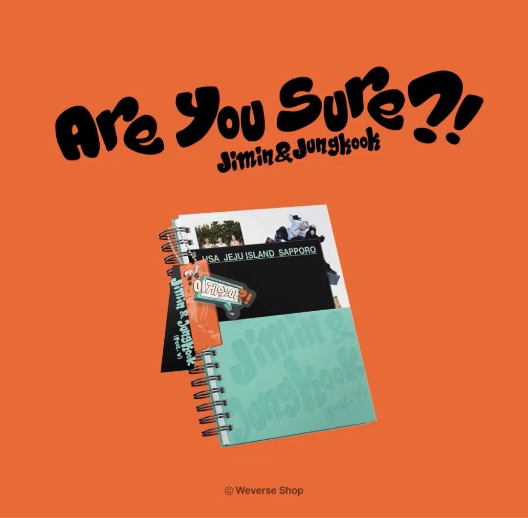 BTS Jimin X Jung Kook - Are You Sure?! Photo Book