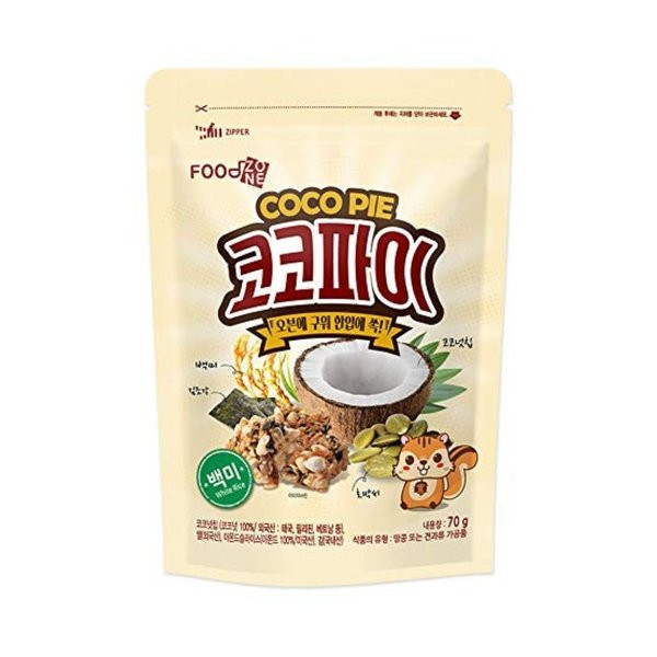 FoodZone Coco Pie (White Rice Snack) 70g