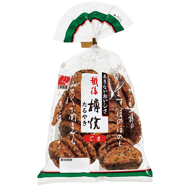 'Sanko' Echigo Taru Yaki Goma - Japanese Rice Cracker 96g