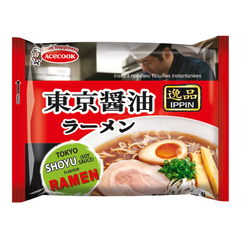 AceCook Instant Noodles with Soy Sauce Flavor 89g