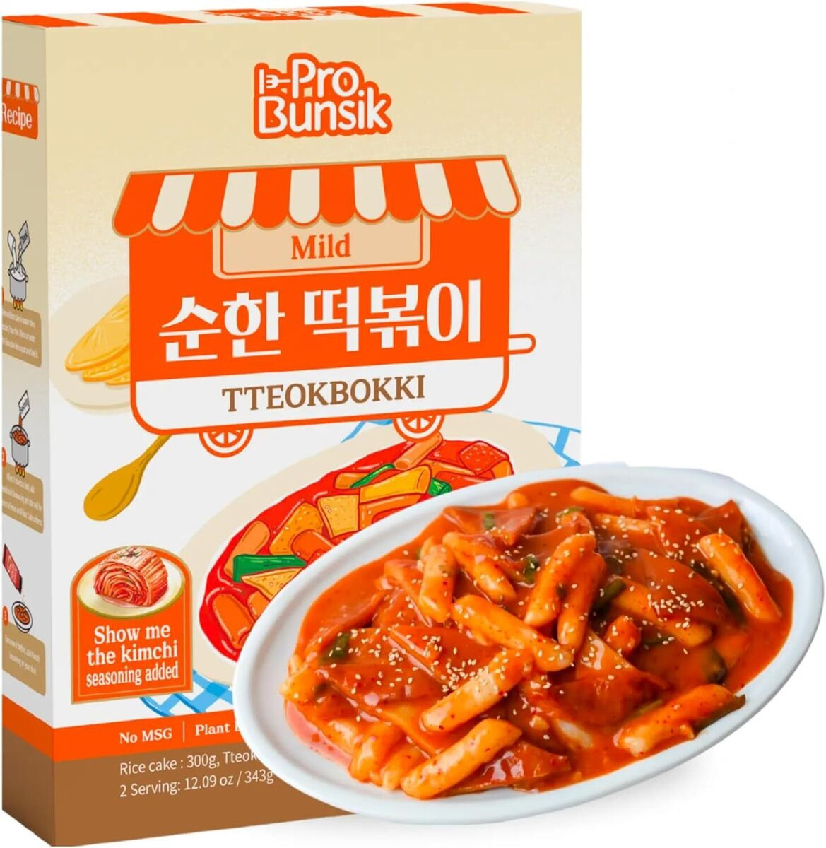 Pro Bunsik Mild Tteokbokki 343g