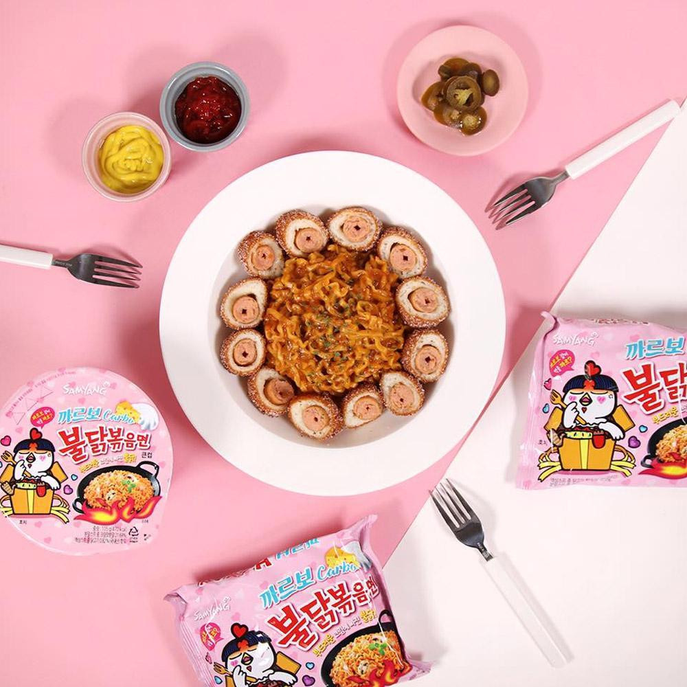 Hot Chicken Carbonara Ramyun (5 packs) 650g