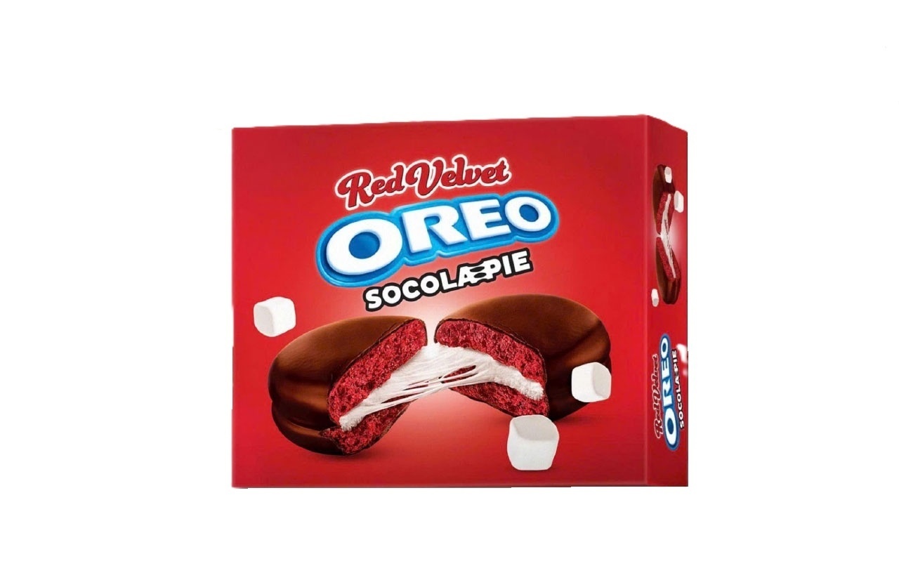 Oreo Red Velvet Cadbury Socola Pie 336g