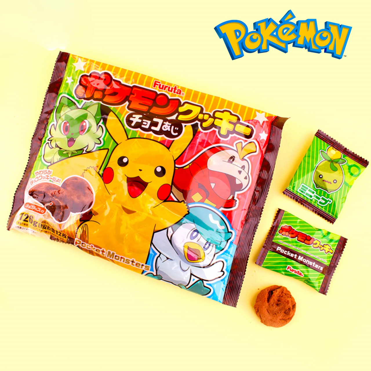 Furuta Pokemon Chocolate Cookies 126g