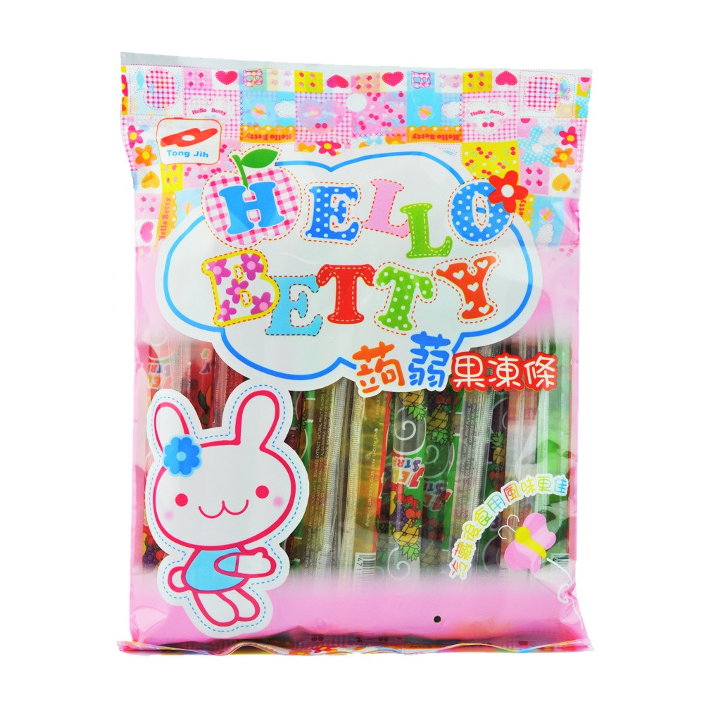 Hello Betty Jelly Strips Fruit Flavoured 300g