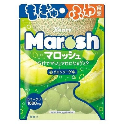 KANRO MAROSH Melon Soda Marshmallow 46g
