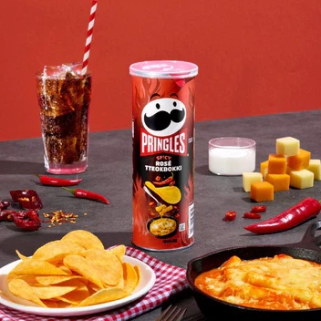 Pringles Spicy Rose Tteobokki Flavor 100g