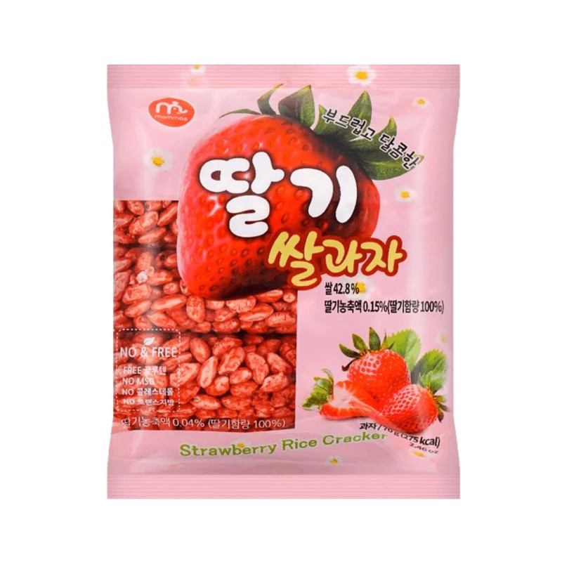 Strawberry Flavoured Rice Cracker 70g