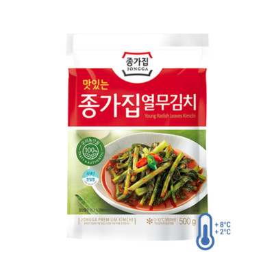 Chongga Young Radish Kimchi (Yeolmu Kimchi) 500g