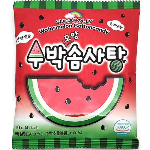 Sugarolly Watermelon Cotton Candy 10g