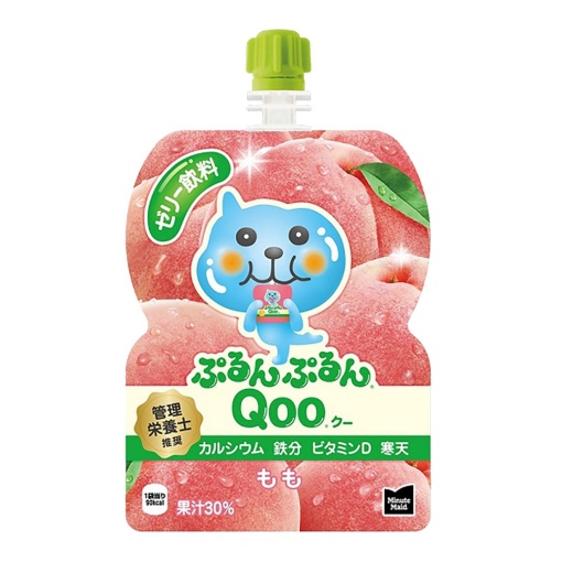 QOO Peach Jelly Pouch 125g
