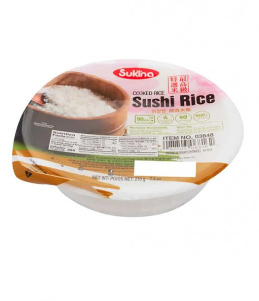Sukina Cooked White Rice 210g