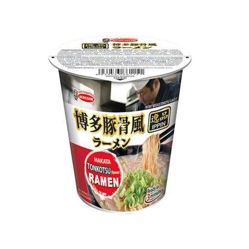 Acecook Ippin Instant Ramen Cup Tonkotsu Flavor 73g