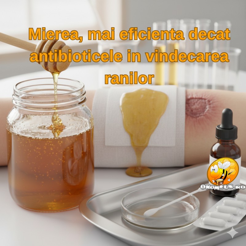 Descoperire uimitoare: Mierea, mai eficienta decat antibioticele in ...
