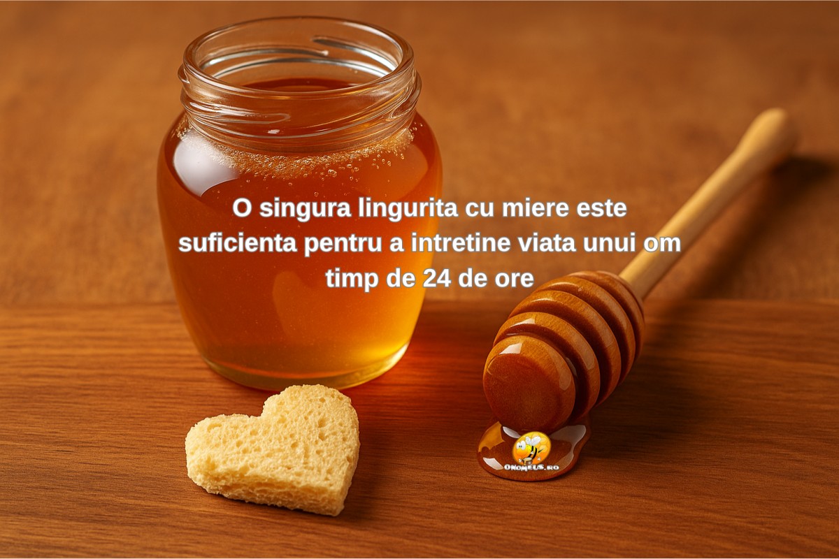 Stiati ca o singura lingurita cu miere poate sustine viata unui om 24 ...