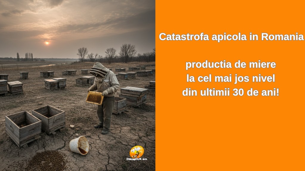 Catastrofa apicola in Romania – Productia de miere 2025 la minim istoric