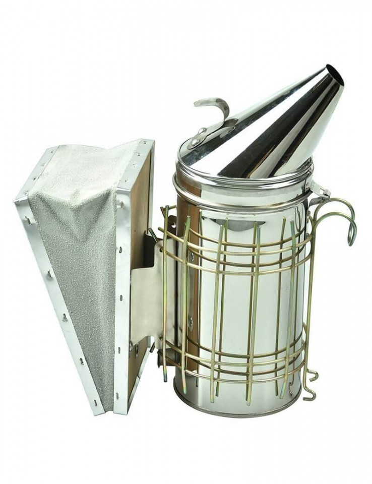 Afumator apicol din inox mic - 26cm