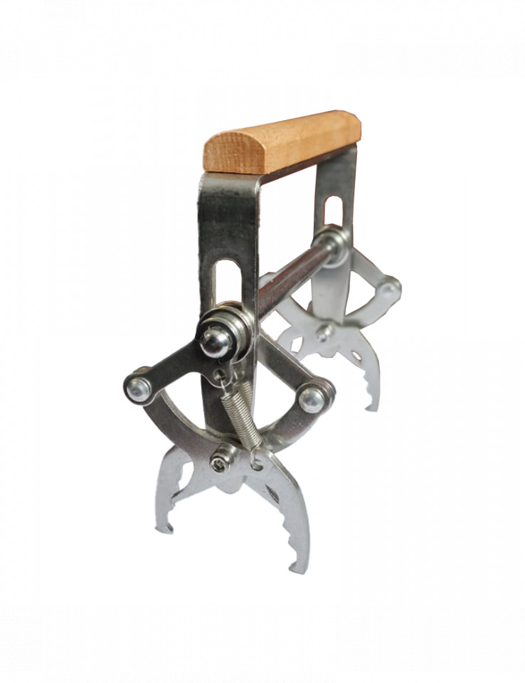 Cleste Apicol de Ridicat Ramele Profesional din Inox cu Mâner din Lemn